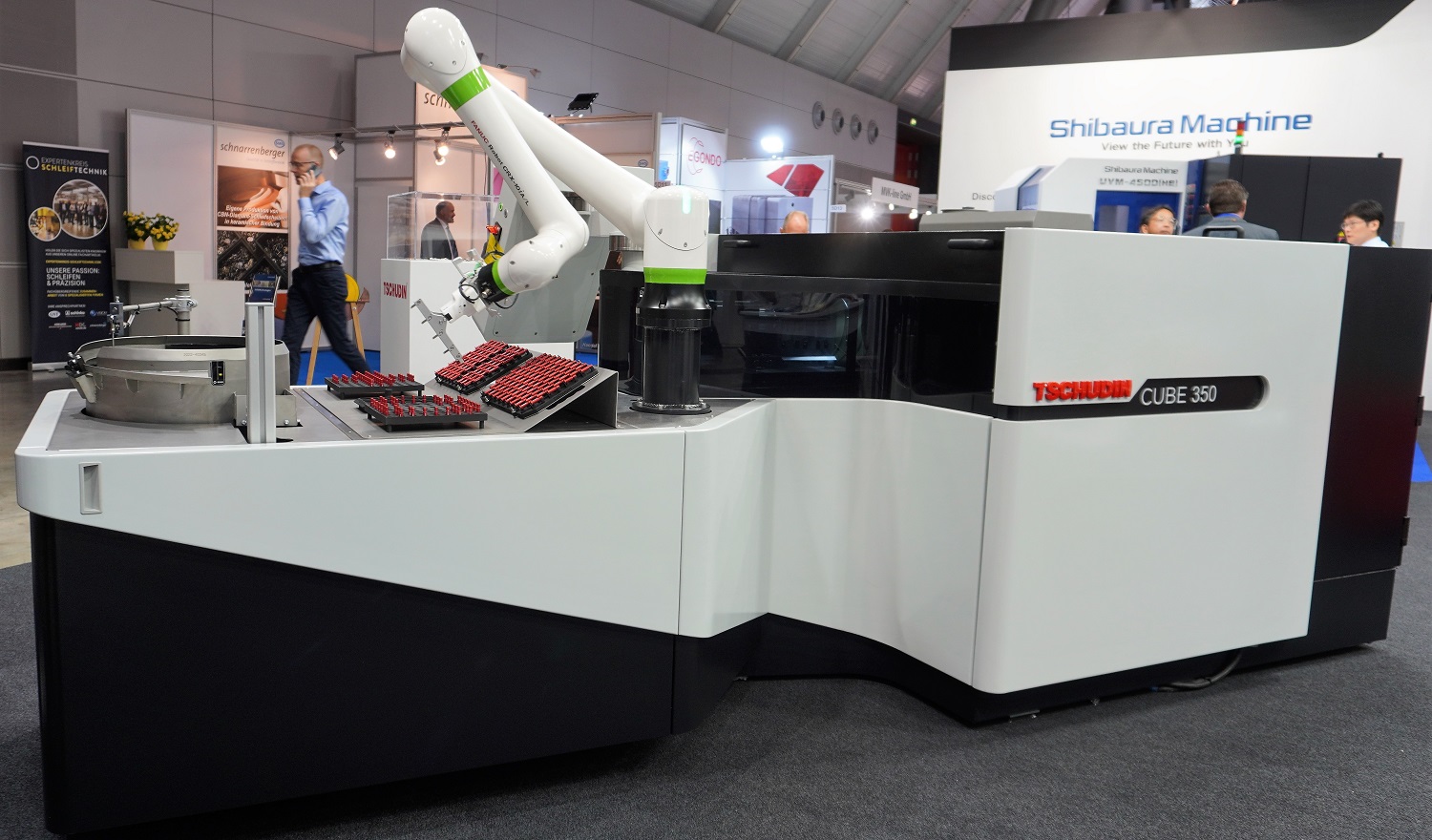 Tschudin automates the grinding of small workpieces with cobot - SPAENER